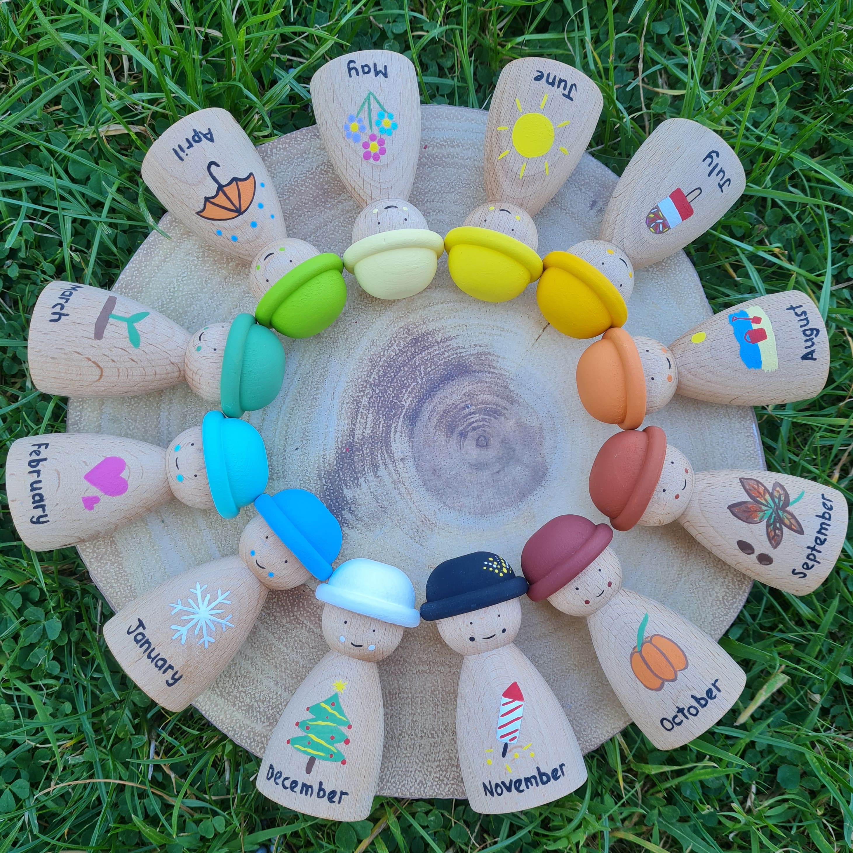 Months of the Year – Planet Peg